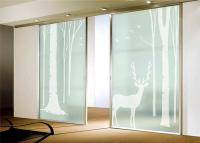 China Windows / Doors Temporary Frosted Glass , Acid Etched Glass Free Sample Available for sale
