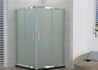 China Safety Tempered Frosted Glass Sheets / Custom Frosted Glass For Bathroom Door for sale
