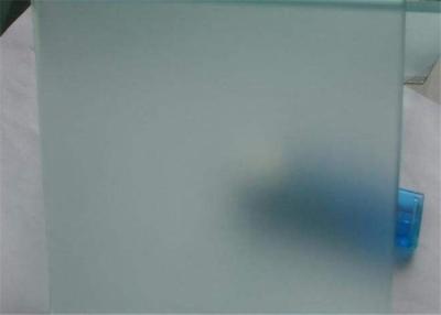 China Pattern Customized Frosted Tempered Glass , 3 - 19mm Thickness Translucent Frosted Glass for sale