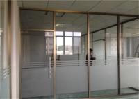 China Custom Size Frosted Shower Glass / Acid Etched Glass Panels For Living Room for sale