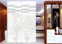 China Safety Sandblasted Frosted Glass Panels 3mm - 12mm Thickness For Doors for sale