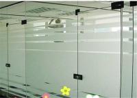 China Interior Decorative Frosted Glass , Acid Etched Frosted Glass For Room Dividers for sale