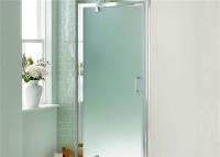 China Flat Shape Sandblasted Glass Panels , Plain Frosted Glass For Glass Partition for sale