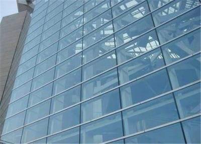 China Different Thickness Low Light Reflection Clear Low E Glass Flat Shape With High Light Transmission for sale