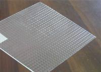 China Diamond / Nashiji Decorative Patterned Glass Flat Shape For Construction for sale