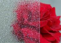 China Diamond Flame Decorative Patterned Glass Panels For Glass Shower Screens / Doors for sale