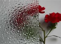 China Diamond Embossed Decorative Patterned Glass 2mm 4mm 6mm Thickness For Shower Door for sale