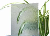 China Diamond / Nashiji Decorative Patterned Glass Flat Shape For Construction for sale
