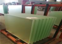 China 3.2mm Patterned Solar Ultra Clear Tempered Glass , Solar Energy Glass Solid Structure for sale