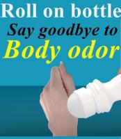 China 50ml HDPE Plastic Roll On Deodorant Bottle with Roller Ball for Cosmetics and Personal Care for sale