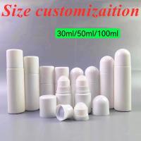 China S Curved Round Bottom HDPE Roll On Bottle 50ml for Perfume Lip Tint Deodorant for sale