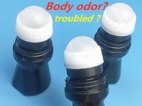 China HDPE Roll On Bottle 50ml 60ml Perfume Deodorant Container Cosmetic Plastic Roller Ball for sale