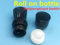 China HDPE Roll On Bottle 50ml 60ml Perfume Deodorant Container Cosmetic Plastic Roller Ball for sale