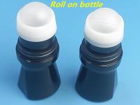 China 50ml 60ml HDPE Plastic Roll On Bottle for Deodorant Mosquito Repeller Cosmetic Packaging for sale
