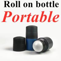China Lip Lick Deodorant Roller Bottle Black Empty Roll On Deodorant Bottles for sale
