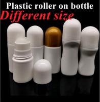 China HDPE Deodorant Roll on Bottle 50ml 60ml Antiperspirant Body Underarm Skin Care Plastic Packaging for sale