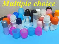 China 30ml 50ml 60ml HDPE White Plastic Roller Bottle Empty Refillable Roll-On Deodorant Travel Bottle for sale