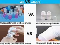 China Cosmetic Plastic Roll On Bottle Green Empty Deodorant Roller Bottles for sale