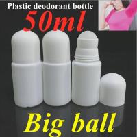 China Black Plastic Roll On Bottle 50ml Rolling Perfume Bottle Plastic for sale
