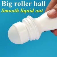 China 50ml PE Empty Roller ball Fragrant Body Bottle Antiperspirant Bottle empty plastic Roll on Deodorant Bottle for sale