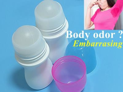 China Custom HDPE Plastic Roll On Bottles 30ml 50ml 60ml 100ml for Essential Oils Deodorant for sale