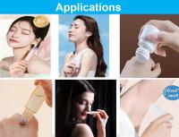 China PE 100ml Plastic Roll On Bottle Cylindrical Deodorant Roller Bottle for sale
