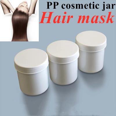 China Eco Friendly PP Cosmetic Jar 150ml 250ml 500ml 1000ml Face Cream Packaging with Screw Cap for sale
