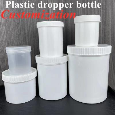 China Luxury Double Wall PP Cosmetic Jar 150ml 250ml 500ml 1000ml Empty Screw Cap for Face Cream Lotion for sale