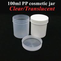 China PP Plastic Cosmetic Cream Jar 150ml 250ml 500ml 1000ml Screw Cap White Black Blue Red for sale