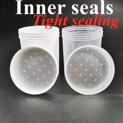 China PP Empty Cosmetic Jar 150ml 250ml 500ml 1000ml Screw Cap Face Cream Container for sale