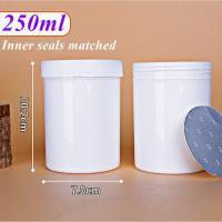 China PP Plastic Cream Jar 150ml 250ml 500ml Empty Cosmetic Container for Face Cream Lip Scrub Hair for sale