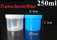 China PP Cosmetic Jar 150ml 250ml 500ml 1000ml Translucent Screw Cap Ointment Pot for sale