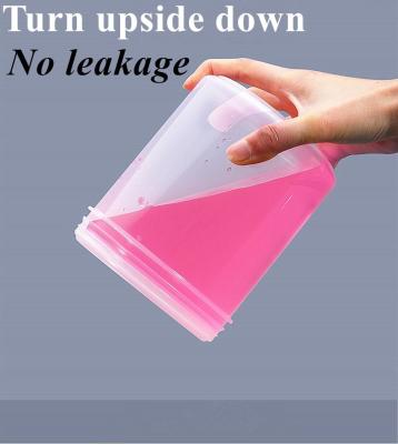 China Clear Translucent Wide Mouth PP Plastic Cosmetic Jar 250ml 500ml for Hair Wax Body Scrub for sale