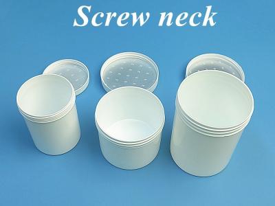 China PP Plastic Cosmetic Jar 150ml to 1000ml Wide Mouth Screw Cap Container for Cream Hair Wax for sale