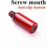 China 100ml 120ml 150ml Empty Round PET Syrup Bottle for Pharmaceutical Use with Screw Cap for sale