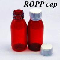 China PET Amber Oral Liquid Bottle 100ml 120ml 150ml for Cough Syrup Medicine Pharmaceutical Use for sale