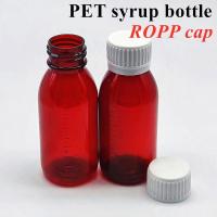China 100ml 150ml Brown PET Plastic Medicine Bottle Empty Round Oral Liquid Syrup Bottle for sale