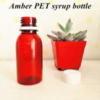 China 100ml 120ml 150ml PET Medicine Plastic Bottle Cough Syrup Liquid Round Bottle with Screw Cap for sale