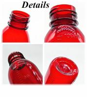 China 100ml 120ml 150ml Amber PET Cough Syrup Bottle with ROPP Cap for Oral Liquid Medicine for sale