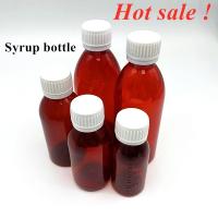 China 100ml 120ml 150ml Amber PET Pharmaceutical Syrup Bottle for Oral Liquid Medicine for sale