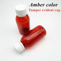 China 100ml 120ml 150ml Amber PET Pharmaceutical Syrup Bottle for Oral Liquid Medicine for sale
