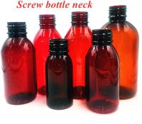 China PET Amber Cough Syrup Bottle 100ml 120ml 150ml Pharmaceutical Liquid Medicine for sale
