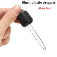 China White Frosted Glass Dropper Bottle 10ml 30ml 50ml for Essential Oil Serum with Gold Screw Lid for sale