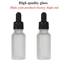 China Empty Essential Oil Glass Dropper Bottle 10ml 30ml 50ml 100ml Amber Frosted for sale