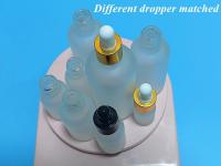 China Empty Essential Oil Glass Dropper Bottle 10ml 30ml 50ml 100ml Amber Frosted for sale