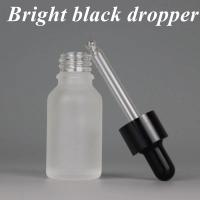 China Wholesale 20ml 30ml 50ml Frosted Glass Dropper Bottle for Essential Oil Serum Cosmetic Packaging for sale