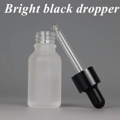 China Wholesale 20ml 30ml 50ml Frosted Glass Dropper Bottle for Essential Oil Serum Cosmetic Packaging for sale