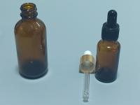 China Amber Glass Dropper Bottle 10ml 20ml 30ml 50ml Essential Oil Packaging with Childproof Cap for sale