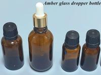 China Amber Glass Essential Oil Bottle 10ml 30ml 60ml for Serum Packaging for sale