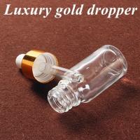 China Clear Glass Dropper Bottle 10ml 20ml 50ml 100ml for Serum Essential Oil Skincare Packaging for sale